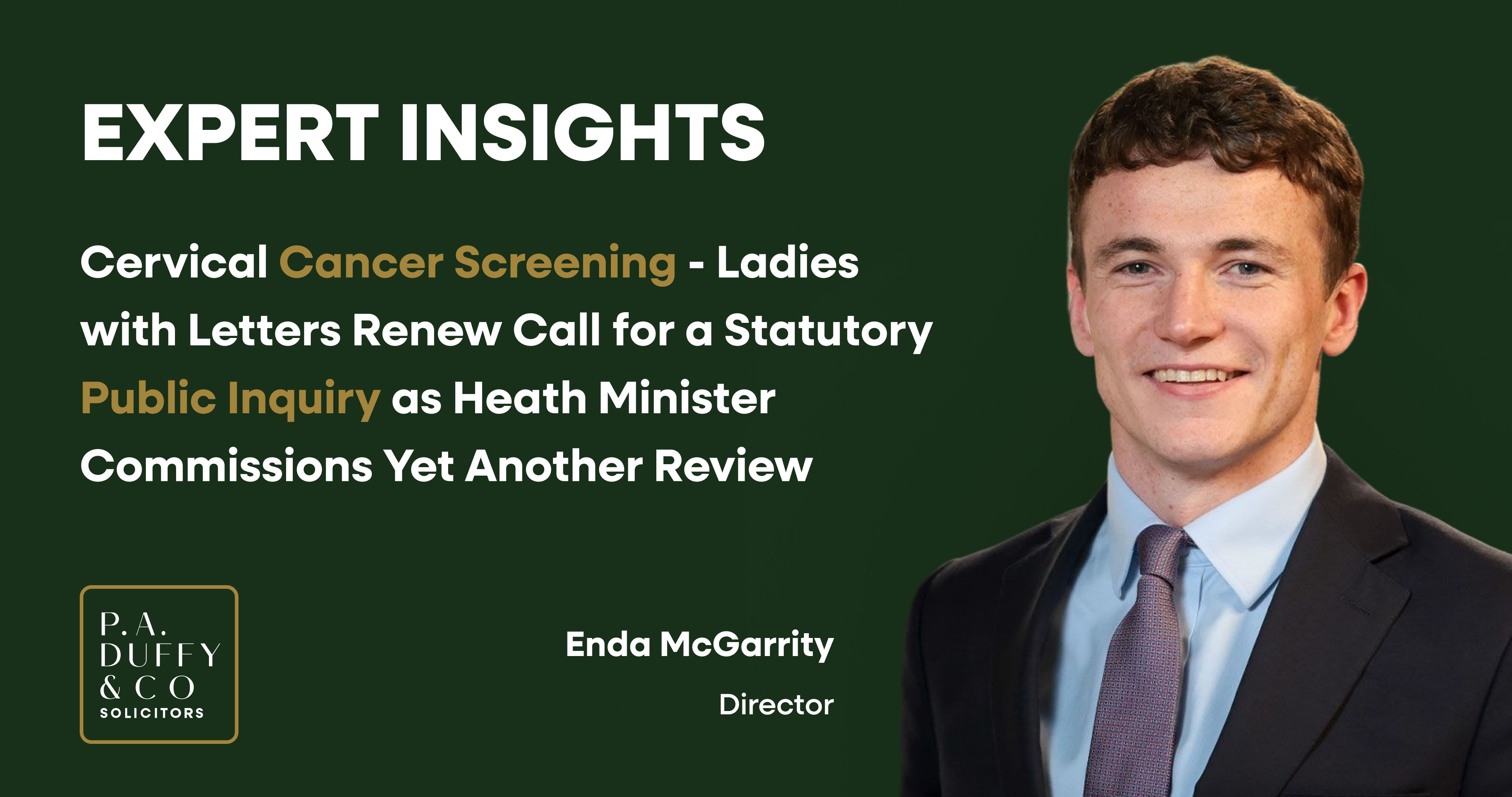 Ladies with Letters Renew Call for a Statutory Public Inquiry